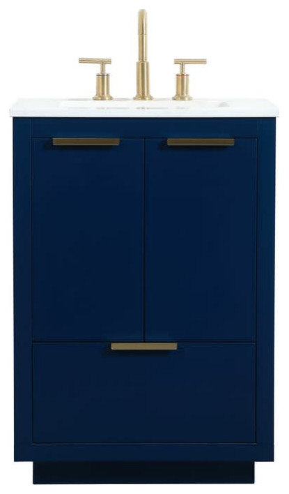 Elegant Lighting VF19424 Blake 24" - Farmhouse - Bathroom Vanities And ...