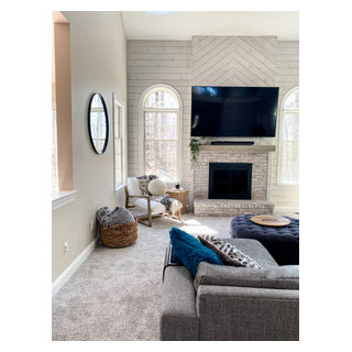 Living Room Facelift - Farmhouse - Living Room - New York - by ...