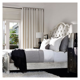Bernhardt Mirabelle Queen Upholstered Panel Bed - Traditional - Bedroom - by Nebraska Furniture ...