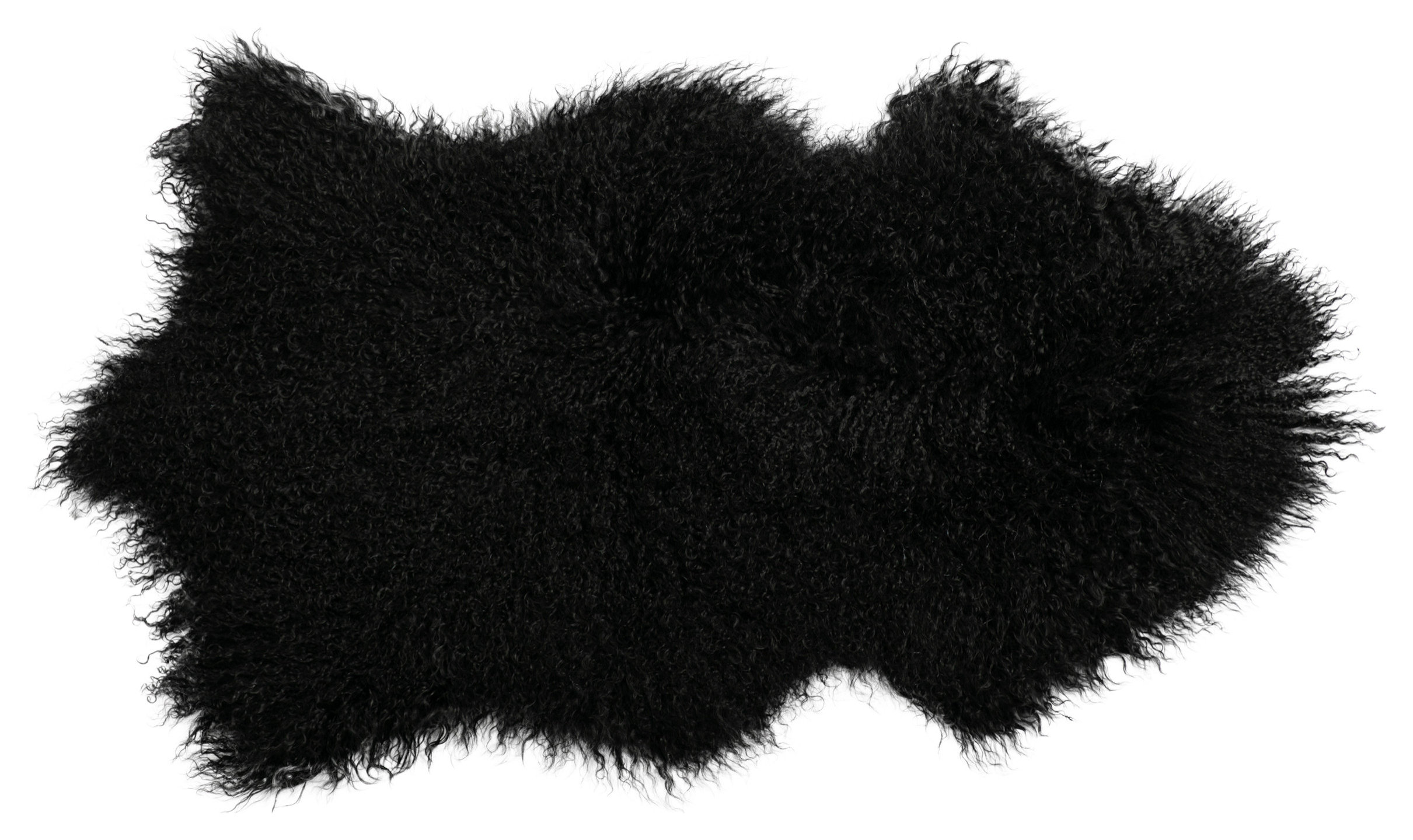 Curly Long Wool Tibetan Sheepskin Pelt, 2x3' - Contemporary - Novelty ...