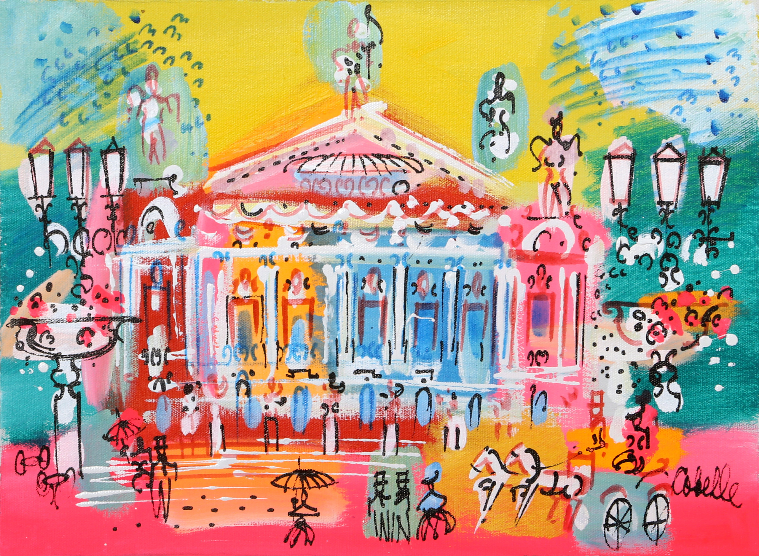 Pantheon 10, Charles Cobelle, 16x12 - Contemporary - Paintings - by ...