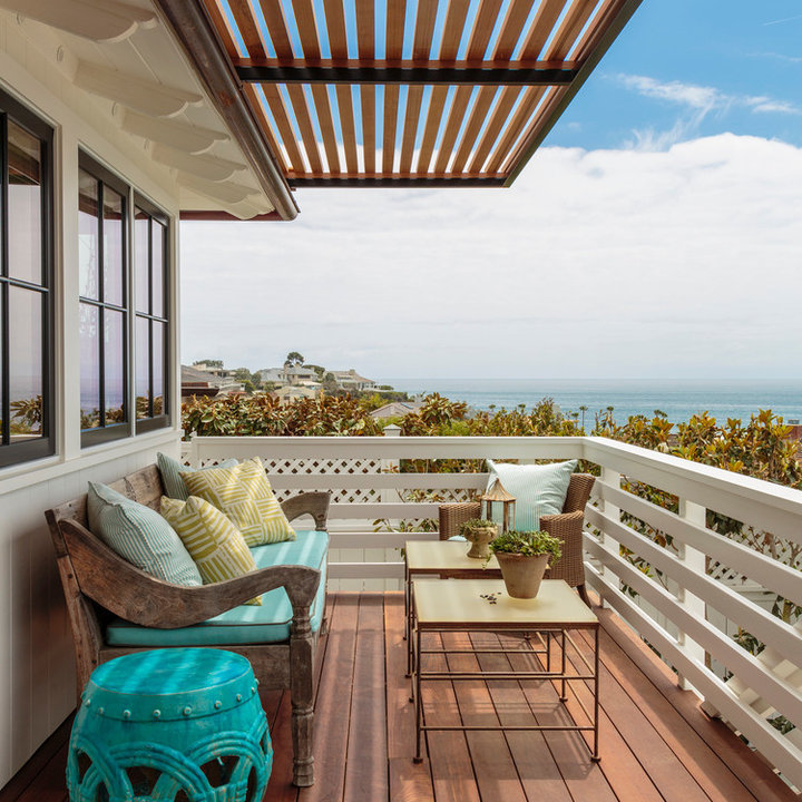 75 Beautiful Balcony with Wood Railing Ideas & Designs - September 2024 ...