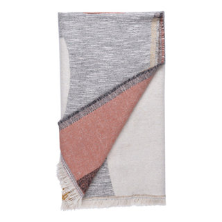 Thea Multicolor Acrylic Blend Throw, Multiple - Contemporary - Throws ...