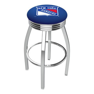 Holland L8C3C New York Rangers 30" Swivel Bar Stool - Chrome ...