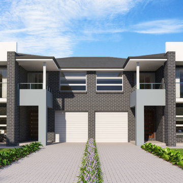 75 Beautiful Duplex Facades Home Design Ideas & Designs | Houzz AU