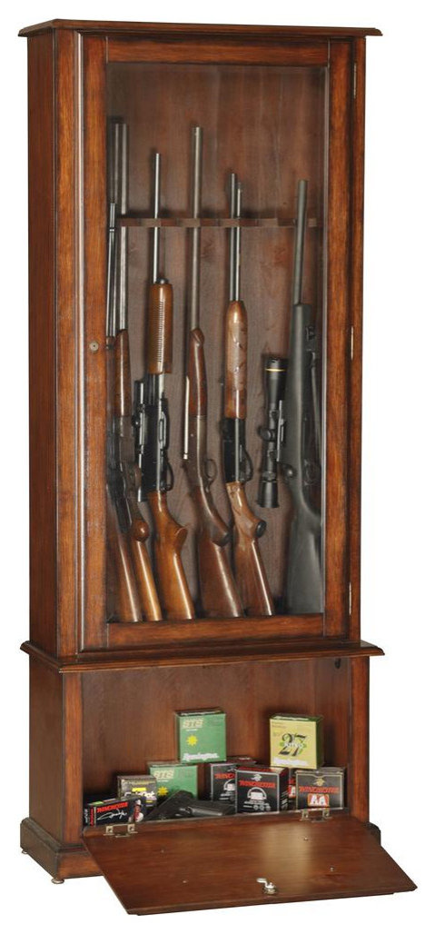 800 Classic 8 Gun Cabinet - Contemporary - Accent And Storage Benches ...