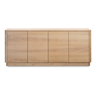 Round Off Natural Oak Sideboard - Transitional - Buffets And Sideboards ...