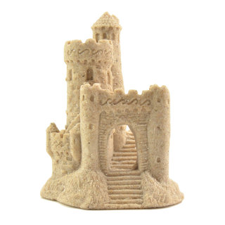 SAND-DECO Sand Castle Figurine 118, 4" Tall - Beach Style - Decorative ...