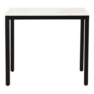 Parson Desk, White Marble - Transitional - Desks And Hutches - by ...