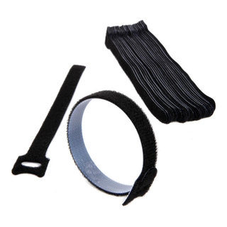 30-Piece Cable Ties Set Reusable Cord Management Hook and Loop Straps ...