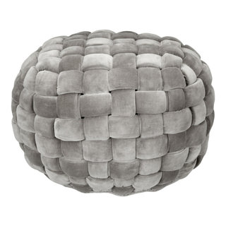 Jazzy Pouf Chartreuse - Scandinavian - Floor Pillows And Poufs - by HedgeApple | Houzz