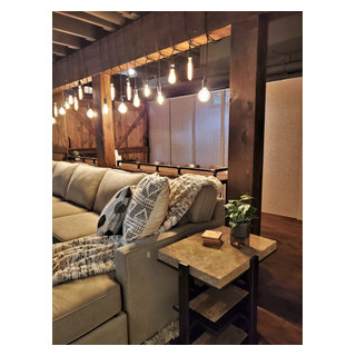 Industrial Urban Loft Basement - Industrial - Basement - Philadelphia ...