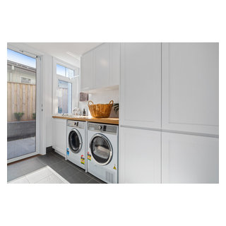 SHELL SHACK - Beach Style - Laundry Room - Central Coast - by Rustic ...