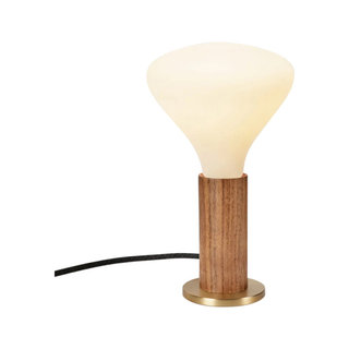 Walnut Knuckle Table Lamp With Noma - Transitional - Table Lamps - by ...