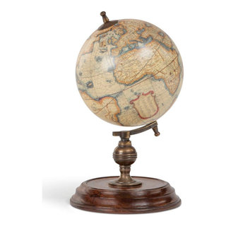 Authentic Models Student Globe, Multi-colored/Honey Distressed French ...