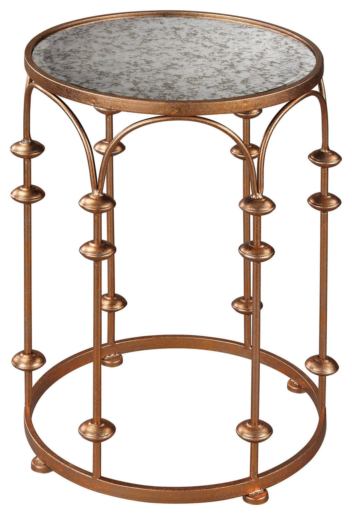 Copper Arch Accent Table - Traditional - Side Tables And End Tables ...