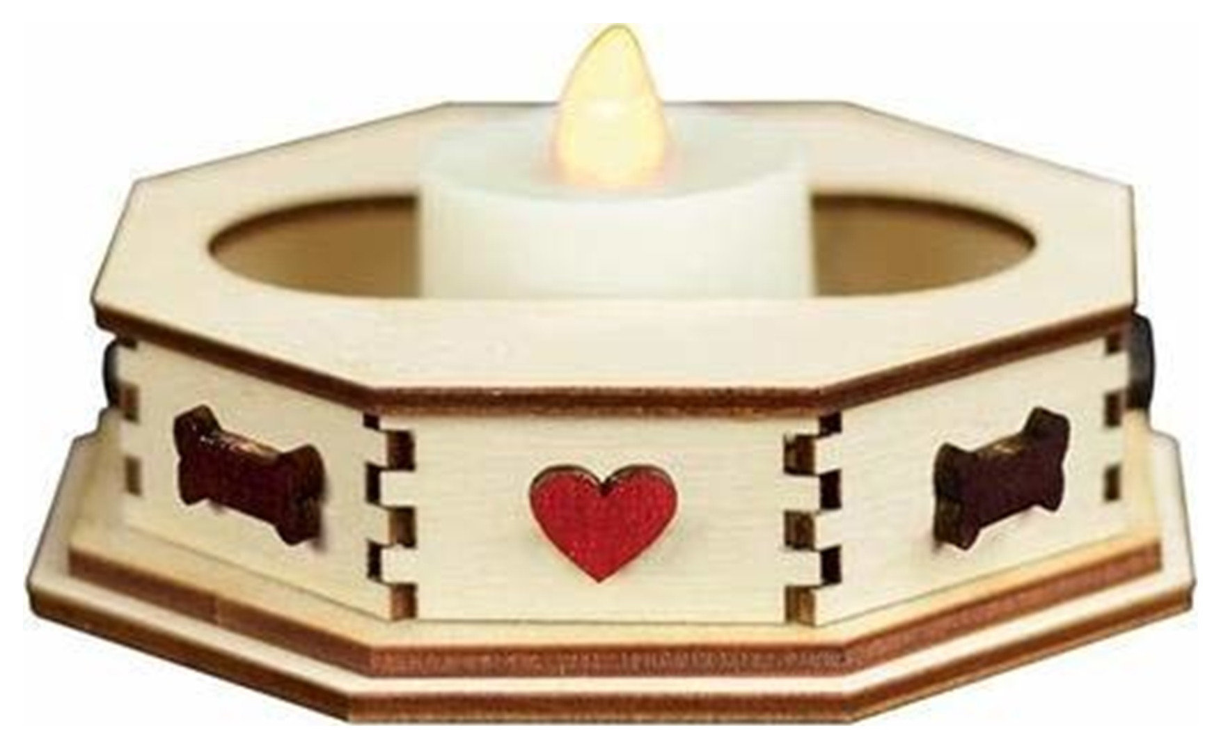 Ginger Cottages Tea Light Ornament - Traditional - Holiday Accents And ...