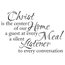Decal Vinyl Wall Sticker Christ A Silent Listener To Every Conversation ...