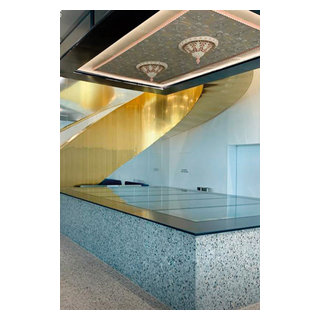 custom Terrazzo, signed by Agglogtech - Modern - Hall - Los Angeles ...