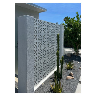Poolside Shower with Tesselle Sun Breeze Blocks by Trina Turk ...