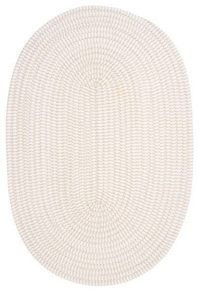 Colonial Mills Ticking Stripe TK10 Canvas Teen/Kids Area Rug, Oval 2'x8 ...