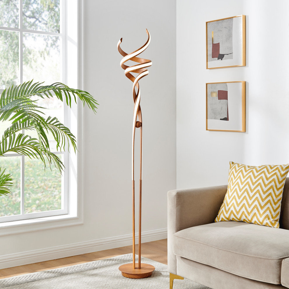 Munich Dimmable Integrated LED 63" Floor Lamp - Modern - Floor Lamps ...