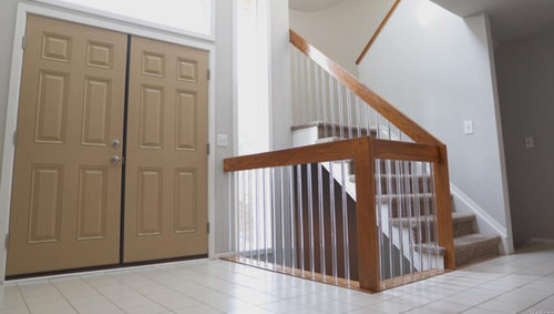 What can I do to modernize this 80s staircase?