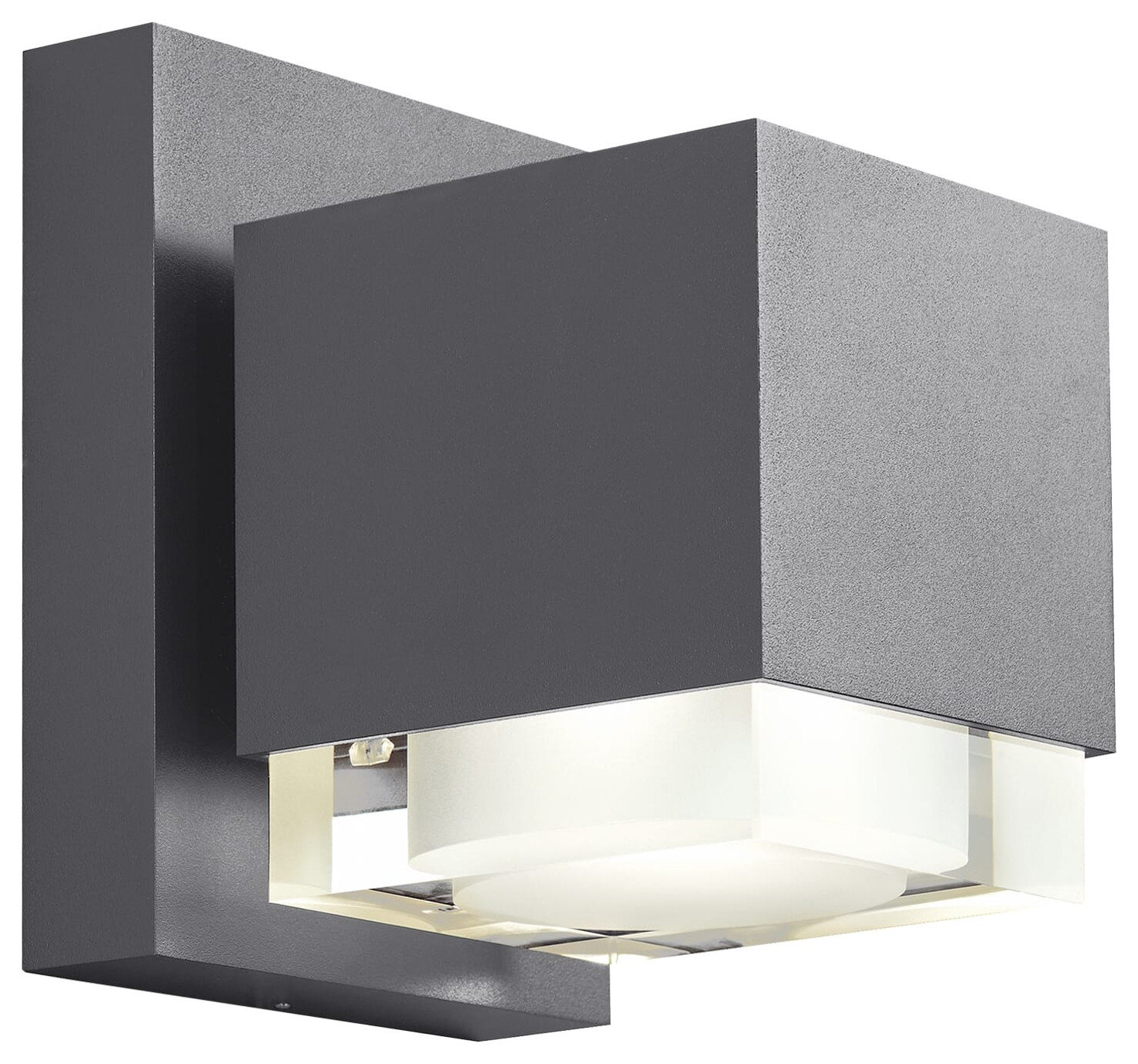 Voto 8" Outdoor Wall Light in Charcoal, 8.000 - Modern - Outdoor Wall ...