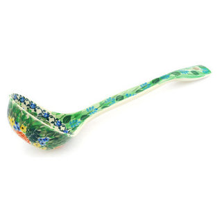 Polish Pottery 13" Stoneware Ladle Hand-Decorated Design ...