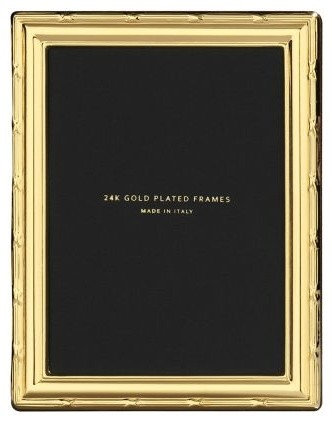 Cunill 24K Gold Plated Cleo Picture Frame, 5"x7" - Contemporary ...