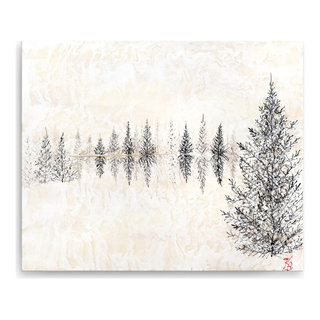 Monoscape V' Wrapped Canvas Wall Art by Karen Biery, 16"x12 ...