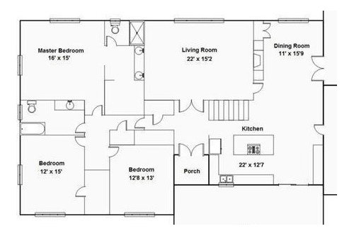 Combining 2 bedrooms into an office | Houzz Forum