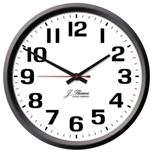Delta Electric Wall Clock - Contemporary - Wall Clocks - by J. Thomas ...