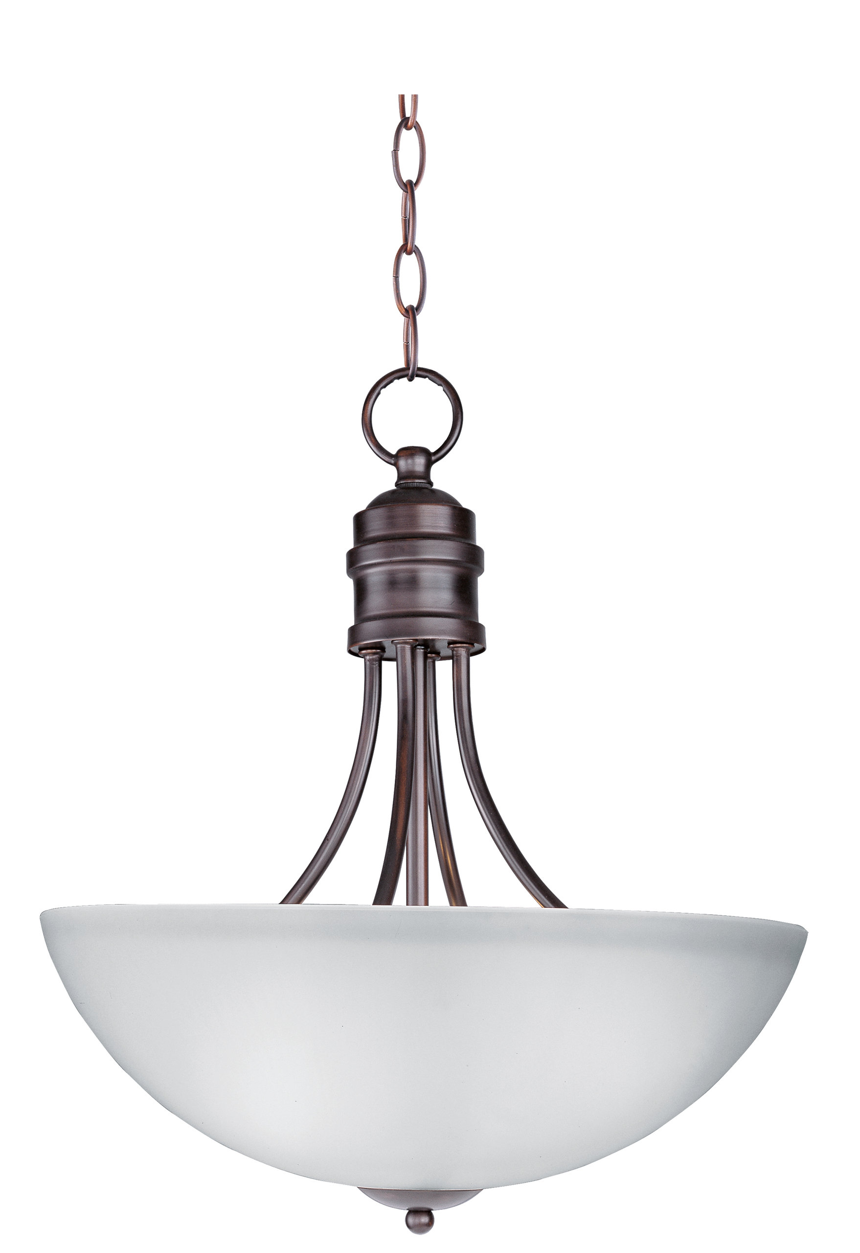Logan 3-Light Pendant With Frosted Glass/Shade - Transitional - Pendant ...