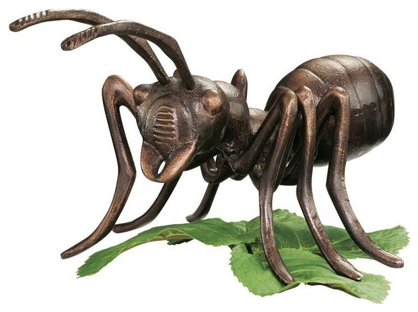 Cast Iron Ant Statue - Contemporary - Garden Statues And Yard Art - by ...