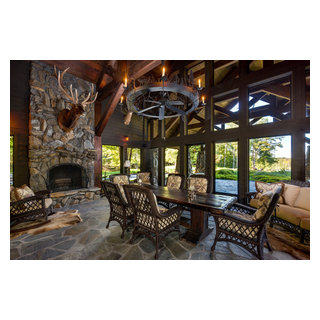 Valhalla Lodge, Lupton, MI - Rustic - Detroit - by Stylish Detroit | Houzz