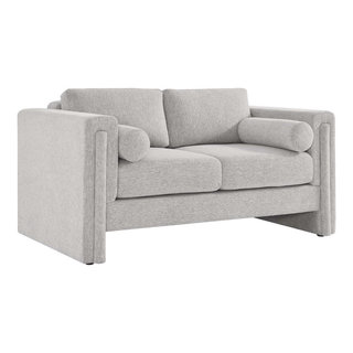 Visible Fabric Loveseat - Transitional - Loveseats - by VirVentures | Houzz