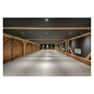 6 Bay Garage Complex Fitted Out As Car Show Room - Traditional - Garage ...