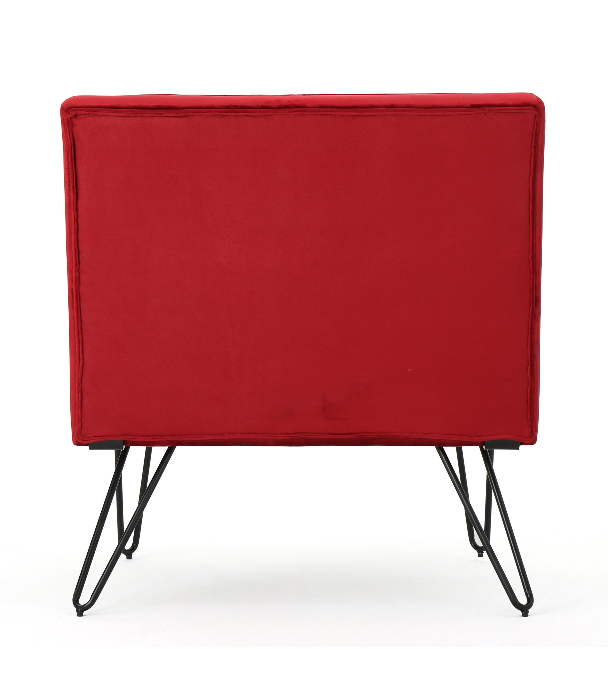 GDF Studio DuSoleil Velvet Modern Armless Chair - Midcentury ...