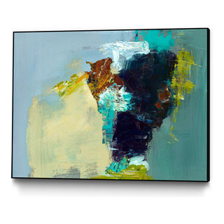 "Absence" Art block Framed Canvas, 20"x16" - Contemporary - Prints And ...