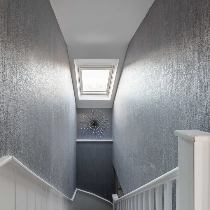 75 Beautiful Staircase with Tongue and Groove Walls Ideas and Designs ...
