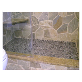 Flagstone Shower - Contemporary - Philadelphia - by User | Houzz