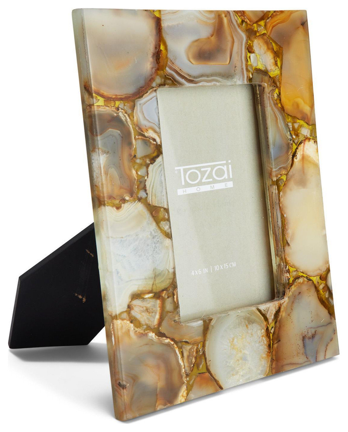 Two's Company HCM011-S2 Amber Agate Photo Frames, 2-Piece Set - Contemporary - Picture Frames ...