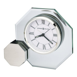 Legend Tabletop Clock, Glass - Contemporary - Desk And Mantel Clocks ...