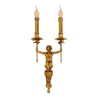 Luxury Wall Lamp in Antique French Style for Living Room, Bedroom ...