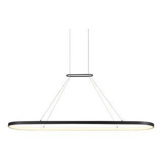 Kuzco Eerie LED Pendant Light in Black, 14.25"Lx59"Wx1.125"H - Modern ...
