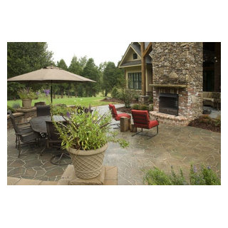 Otey Construction Concept House - Rustic - Patio - Raleigh - by Tim ...