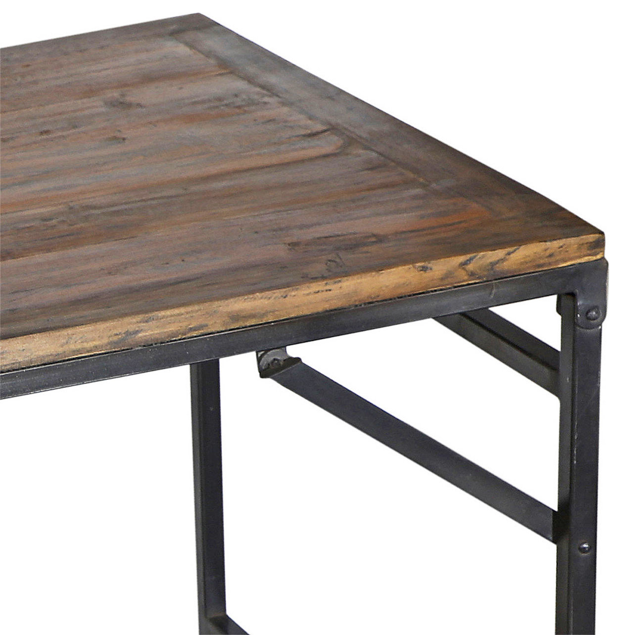 Salvaged Wood Folding Counter Table - Industrial - Folding Tables - by ...