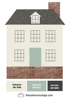 Help! Siding color to match brick exterior and black roof