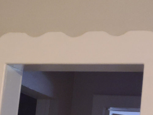 Door Molding in Old Home